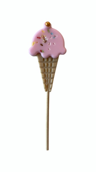 Vaffelis figurslikkepind med smag af hindbær og karamel | Sugar Pilots